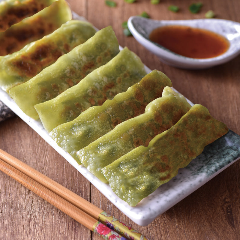 Pan - Fried Kutchay Dumpling 韭菜水餃 – UNIKU TAIWAN RESTAURANT